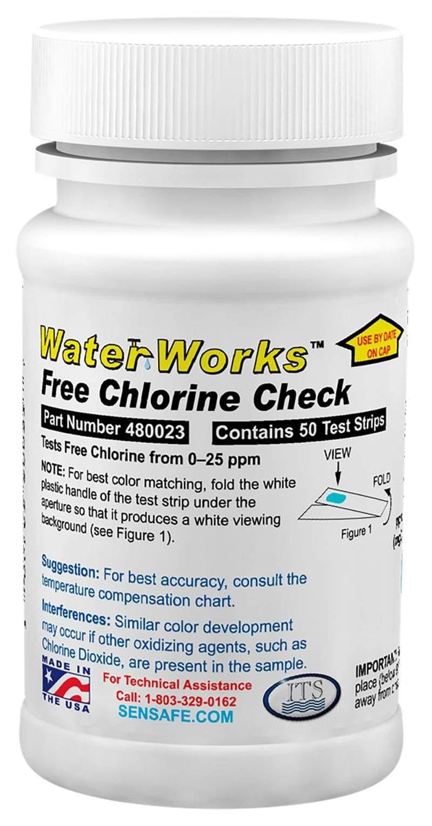 WaterWorks™ Free Chlorine 0-25ppm (NCW-480023) – Nano Clean Water