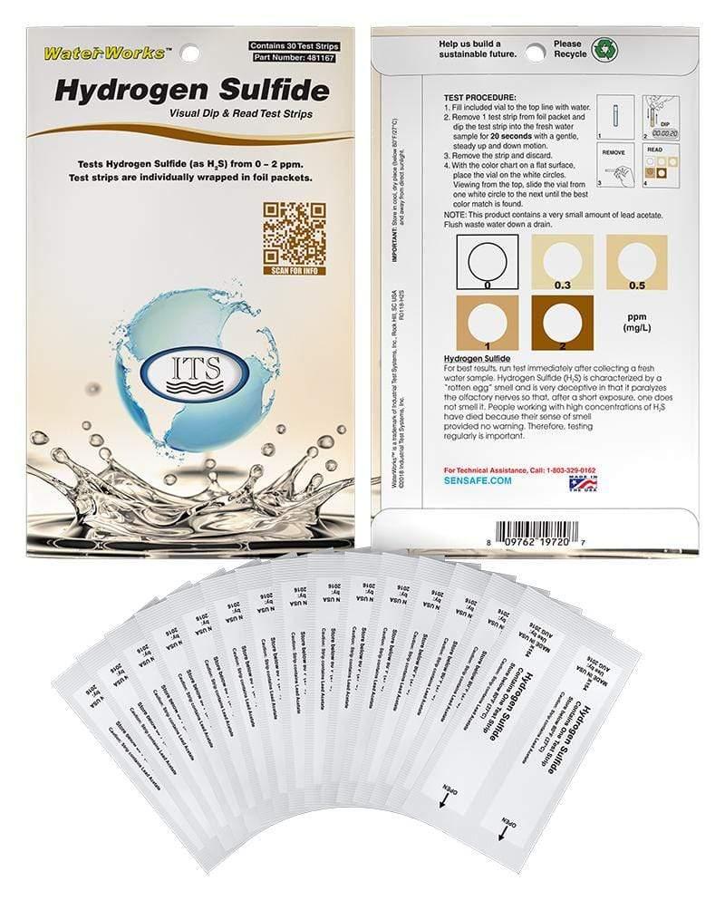 Water Quality Test Strips WaterWorks Hydrogen Sulfide Test Strips ...